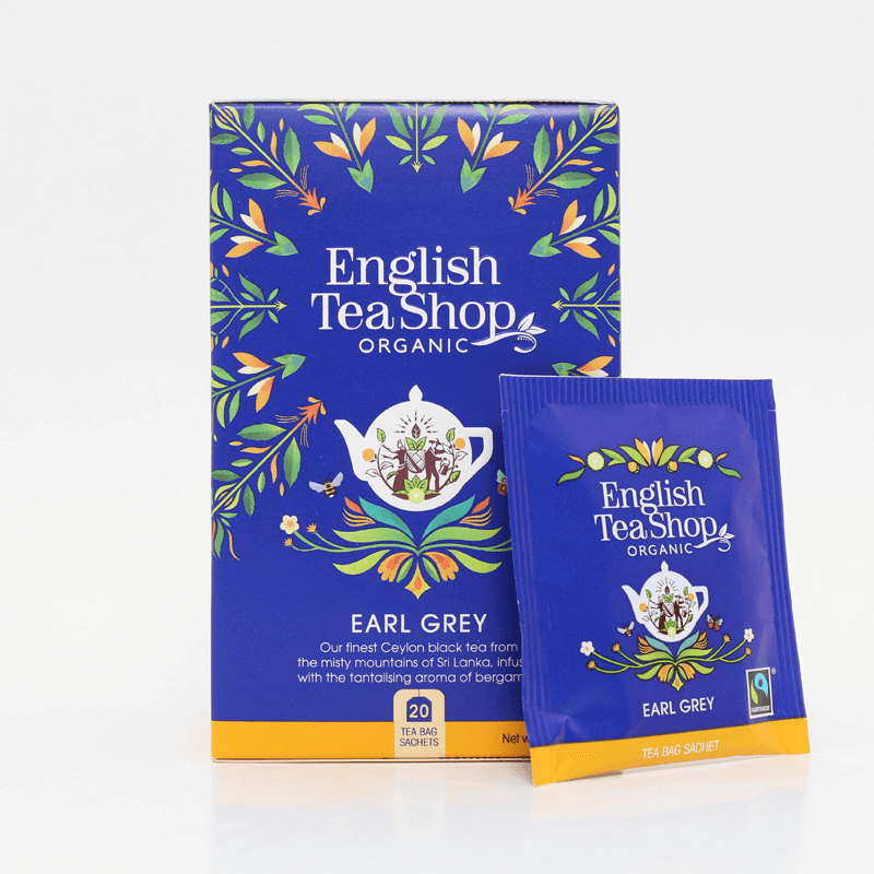 English Tea Earl Grey Organic FairTrade Sachets | UCC Coffee Direct