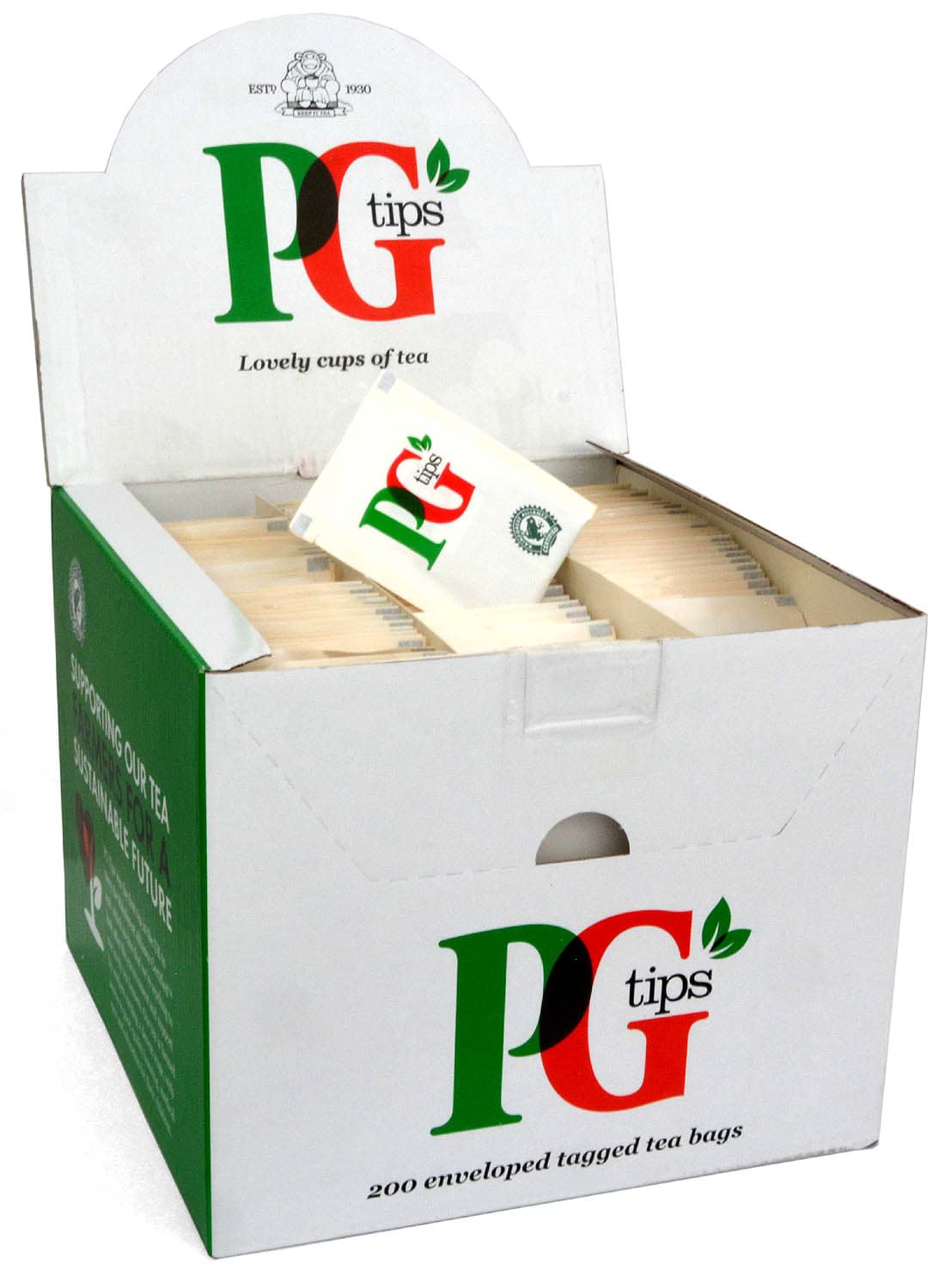 PG Tips Original, Individually Wrapped String & Tag - 1 x 200 | UCC ...