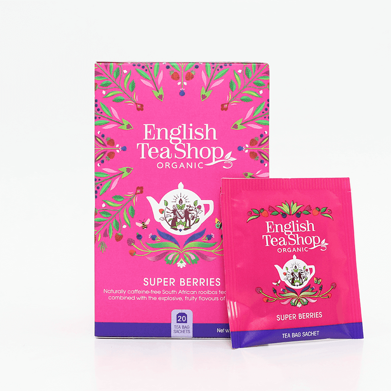 English Tea Super Berries Organic Sachets | UCC Coffee Direct